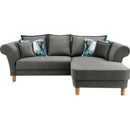 Home Affaire Ecksofa Tassilo L-Form, grau