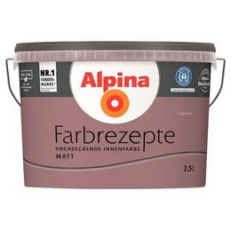 Alpina Wand- und Deckenfarbe Farbrezepte Cupcake, Feminines, charmantes Mauve, matt, 2,5 Liter, lila