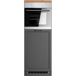 Kochstation Backofen/Kühlumbauschrank KS-Lana Breite 60 cm, grau