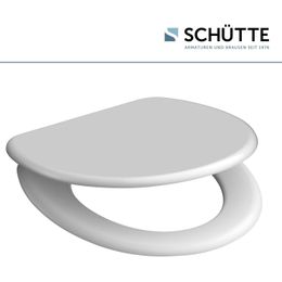 Schütte Schütte WC-Sitz WHITE, Duroplast, mit Absenkautomatik, weiß