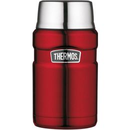 Thermos Thermobehälter Stainless King, Edelstahl, (1-tlg), 710 ml, rot