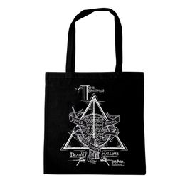 logoshirt Schultertasche The Three Brothers, mit filigranem Print, schwarz