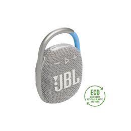 JBL Clip 4 ECO Bluetooth-Lautsprecher (Bluetooth, 5 W), weiß