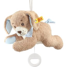 Steiff Spieluhr Gute Nacht Hund, 22 cm, beige