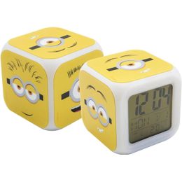 Joy Toy Kinderwecker Minions, 22714 ideal auch als Geschenk, mit digitaler Anzeige, Würfel, bunt