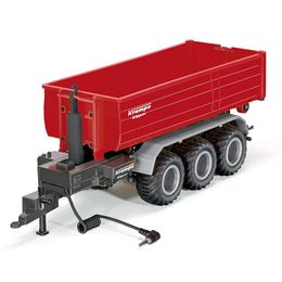 Siku Spielzeug-Traktor Siku Control, 3-Achs-Hakenliftfahrgestell mit Mulde (6786), rot