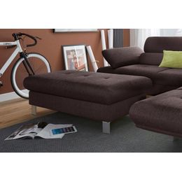 exxpo - sofa fashion Hocker Vinci, braun