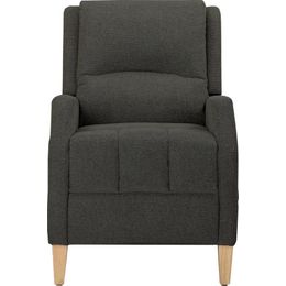 Home Affaire Relaxsessel Tholey, TV-Sessel, mit Schlaffunktion, (1-St), mit Verstellung, Sitz und Rücken gepolstert, Sitzhöhe 51cm, grau
