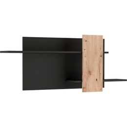 COTTA Wandboard Montana, mit Absetzung in Holzdekor, Breite 170 cm, Höhe 70 cm, schwarz