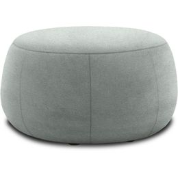 DOMO collection Hocker 800012, Hocker rund gepolstert, grau