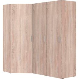 wimex Schranksystem Münster (Spar-Set, 3tlg: Eckschrank+ 2 Schränke 40cm und 50cm breit) Mehrzweckschrank, beige