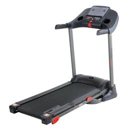 Motive Fitness by U.N.O. Laufband Speed Master 1.8 M, mit Höchstgeschwindigkeit von 18 km/h und Soft-Drop-Klappmechanismus, grau|silberfarben