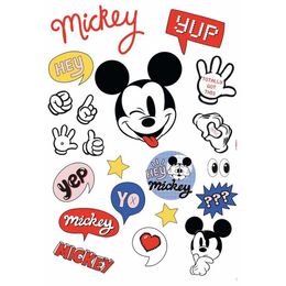 Komar Wandsticker Ist a Mickey Thing, 50x70 cm (Breite x Höhe), selbstklebendes Wandtattoo, bunt
