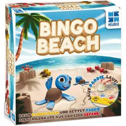 MEGABLEU Spiel, Familienspiel Bingo Beach, bunt