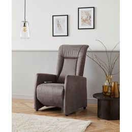 Sit & More sit&more TV-Sessel Melissa, wahlweise elektrisch oder manuell verstellbar, optional Aufstehhilfe, grau