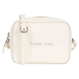 Tommy Jeans Mini Bag TJW MUST CAMERA BAG PATENT PU, Handtasche Damen Tasche Damen Schultertasche, weiß