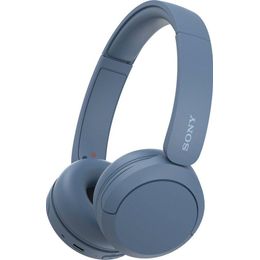 Sony WHCH520 On-Ear-Kopfhörer (Freisprechfunktion, Rauschunterdrückung, Google Assistant, Siri, Bluetooth, 50 Std. Akkulaufzeit), blau