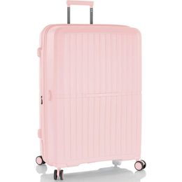Heys Hartschalen-Trolley AirLite, 76 cm, 4 Rollen, Reisegepäck Koffer groß Reisekoffer TSA Schloss Volumenerweiterung, rosa