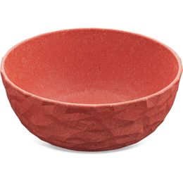 Koziol Schale CLUB BOWL, Kunststoff, (Set, 4-tlg), biozirkulärem Material,spülmaschinengeeignet,melaminfrei,recycelbar, rot