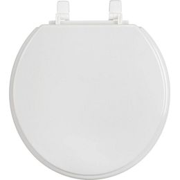 Wenko WC-Sitz Torino XXL, extra breit, belastbar mit bis zu 300 kg, weiß