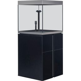 Fluval Aquarien-Set FL Siena 160, BxTxH: 55x55x128 cm, 166 l, schwarz