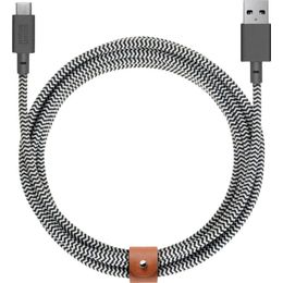 Native Union Belt Cable USB-A to USB-C 3m Smartphone-Kabel, USB Typ A, USB-C (300 cm), schwarz