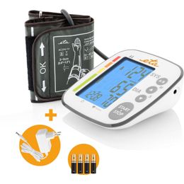 2THETA eta Oberarm-Blutdruckmessgerät TMB-1583-BS ETA429790000, Nutzung mit SMART App Medm BP, weiß