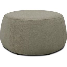 DOMO collection Hocker 800012, Hocker rund gepolstert, beige