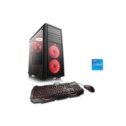 CSL 88296 Gaming-PC (Intel® Core i5 13600KF, NVIDIA GeForce RTX 4070, 16 GB RAM, 1000 GB SSD, Wasserkühlung), schwarz