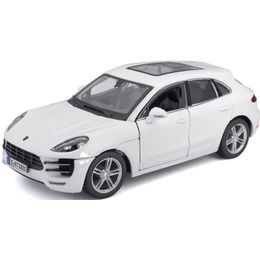 Bburago Sammlerauto Porsche Macan, Maßstab 1:24, weiß
