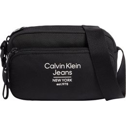 Calvin Klein Jeans Mini Bag SPORT ESSENTIALS CAMERABAG18 EST, kleine Umhängetasche, schwarz