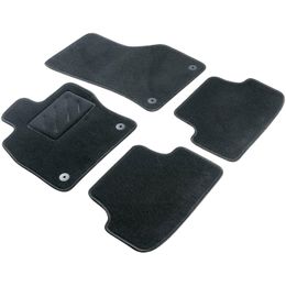 WALSER Passform-Fußmatten Standard (4 St), für Kia Ceed/Ceed Sportswagon 2012-Heute, Pro Ceed 03/2013-Heute, schwarz