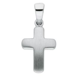 Adelia´s Adelia´s Kettenanhänger 925 Silber Kreuz Anhänger, Silberschmuck für Damen & Herren, silberfarben