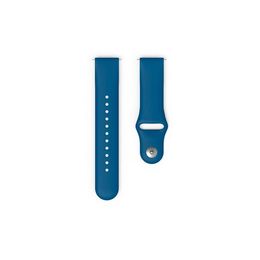 Hama Smartwatch-Armband Ersatzarmband für Fitbit Versa 2/ Versa/Versa Lite, 22mm, 22,7 cm, blau