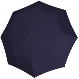Doppler® Taschenregenschirm Smart fold uni, navy, blau