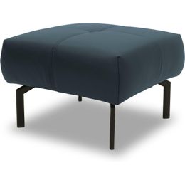 DOMO collection Hocker 100010, Wahlweise mit oder ohne Kranz in Wildeiche-Optik, grau