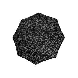 Knirps® Taschenregenschirm A.200 Medium Duomatic, 2Dance black, schwarz