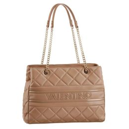 Valentino Handbags VALENTINO BAGS Shopper ADA, mit goldfarbenen Kettendetails und Ziersteppung, beige