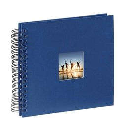 Hama Fotoalbum Fine Art, 28 x 24 cm, 50 Seiten, Photoalbum Foto Blau, blau