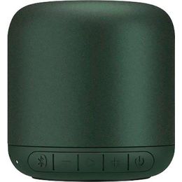 Hama Bluetooth® Lautsprecher "Drum 2.0" (3,5 W Robustes Aluminiumgehäuse) Bluetooth-Lautsprecher (A2DP Bluetooth, AVRCP Bluetooth, HFP, Integrierte Freisprecheinrichtung), grün
