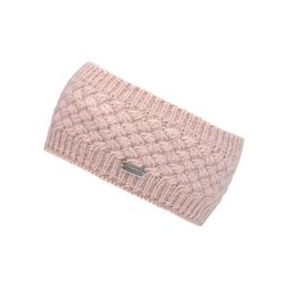 Chillouts Stirnband Felicitas Headband Metall-Label, rosa