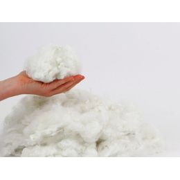 PRIMAflor-Ideen in Textil Kissenfüllung Füllmaterial Kissenfüllung Polyesterholfasern, Füllmaterial für Kissen, Möbel, Stofftiere & Puppen, waschbar, weiß