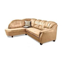 Home Affaire Ecksofa Budapest L-Form, wahlweise mit Bettfunktion, mit Recamiere oder Ottomane, beige