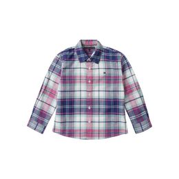 Tommy Hilfiger Karohemd TOMMY TARTAN SHIRT mit modischem Tartan-Karo, weiß