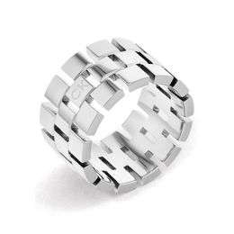 Calvin Klein Fingerring Schmuck Edelstahl Fingerring Damenring, silberfarben