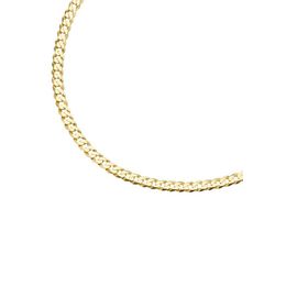 Firetti Kette ohne Anhänger Schmuck Geschenk Silber 925 Halsschmuck Halskette Panzerkette, mit Zirkonia (synth), gelb|goldfarben