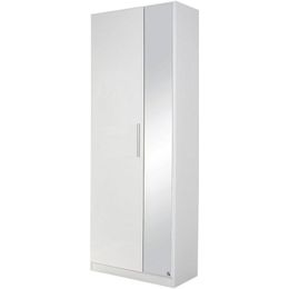 Rauch Garderobenschrank Minosa mit Spiegel, Breite 69 cm, weiß