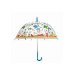 Rivanto Stockregenschirm, Kinder Regenschirm Meerestiere transparent Ø 70