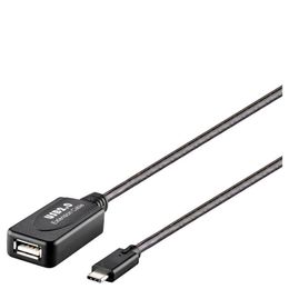 Renkforce USB 2 Repeater-Kabel mit USB Type-C® Stecker 10 m USB-Kabel