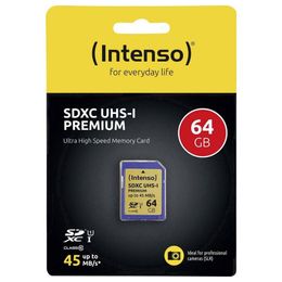 Intenso SDXC-Karte 64GB UHS-I Speicherkarte